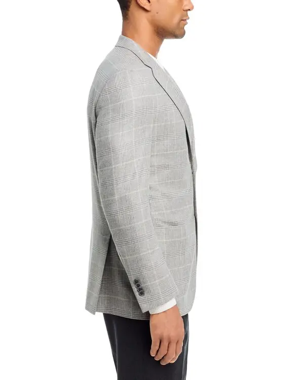Peter Millar Tailored Fit Wool & Cashmere Plaid Soft Jacket