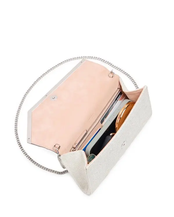 JIMMY CHOO Emmie Glitter Clutch