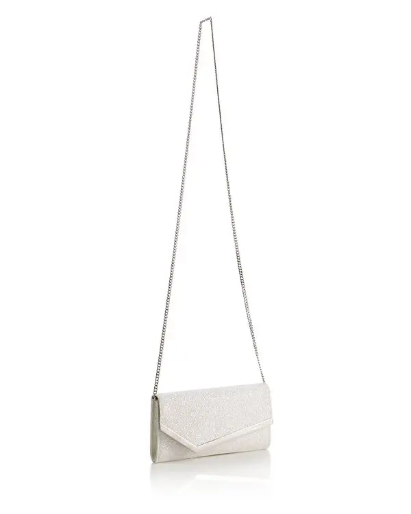 JIMMY CHOO Emmie Glitter Clutch