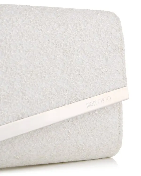 JIMMY CHOO Emmie Glitter Clutch