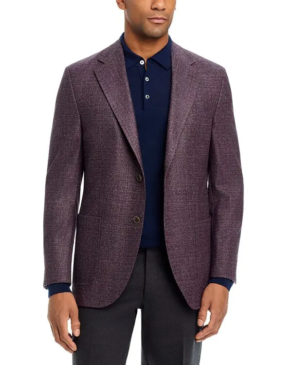 Peter Millar Tailored Fit Hyperlight Melange Textured Solid Sport Coat