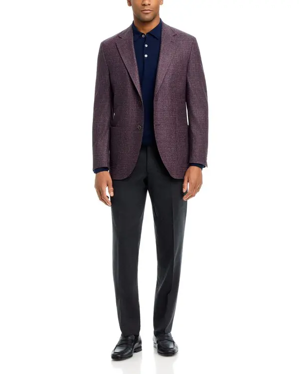 Peter Millar Tailored Fit Hyperlight Melange Textured Solid Sport Coat