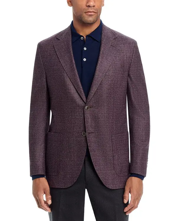Peter Millar Tailored Fit Hyperlight Melange Textured Solid Sport Coat