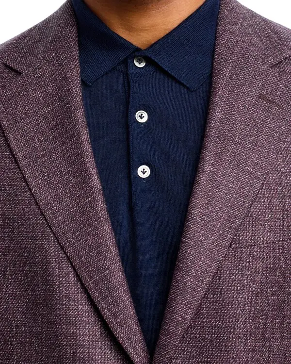 Peter Millar Tailored Fit Hyperlight Melange Textured Solid Sport Coat