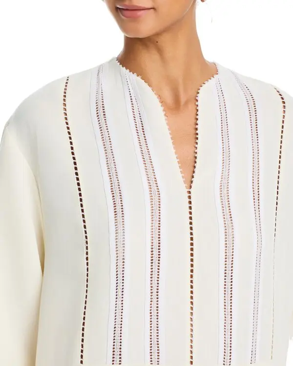 Fabiana Filippi Embroidered Midi Shift Dress