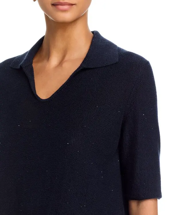 Fabiana Filippi Embellished Johnny Collar Sweater