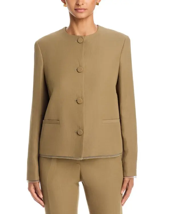 Fabiana Filippi Sheer Trim Jacket