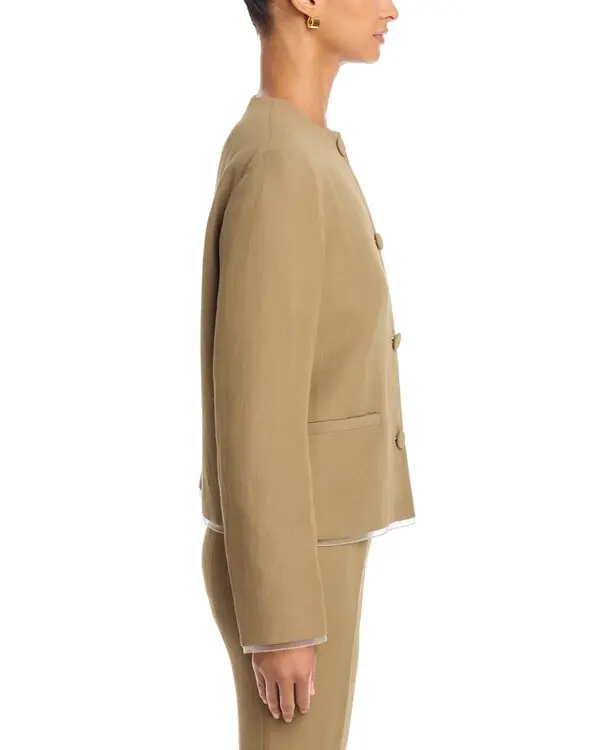 Fabiana Filippi Sheer Trim Jacket