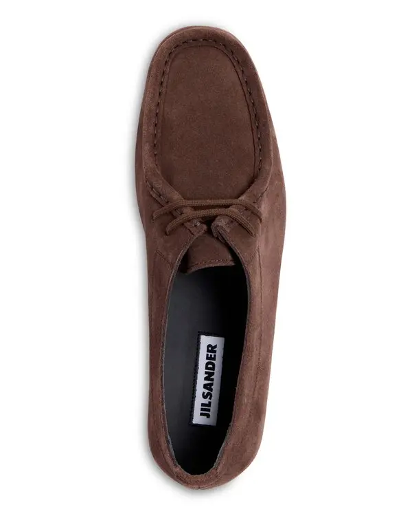 JIL SANDER Hood Lace Up Loafers