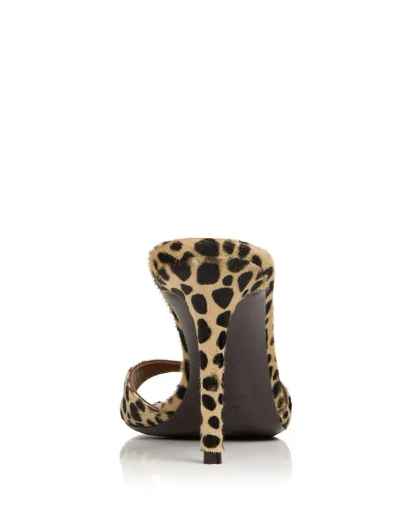 GIUSEPPE ZANOTTI Intriigo Savage Calf Hair High Heel Mules - Felina