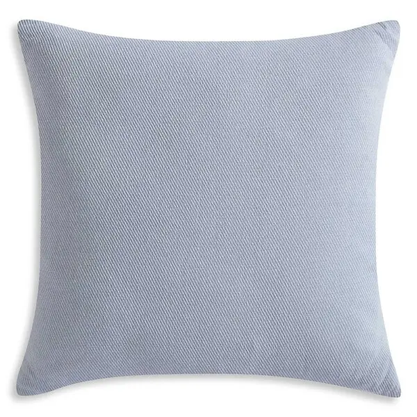 Calvin Klein Twill Threads Decorative Pillow, 22 X 22 - Light Blue