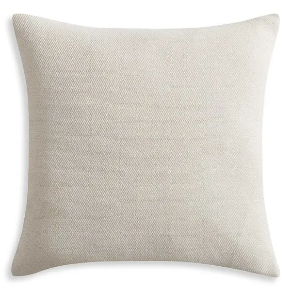 Calvin Klein Twill Threads Decorative Pillow, 22 X 22 - Parchment