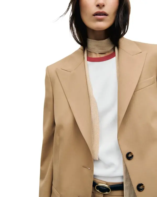 Gerard Darel Juno Two Button Peak Lapel Jacket