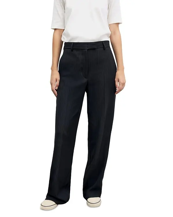 Gerard Darel Mimi Pinstriped Wide Leg Pants