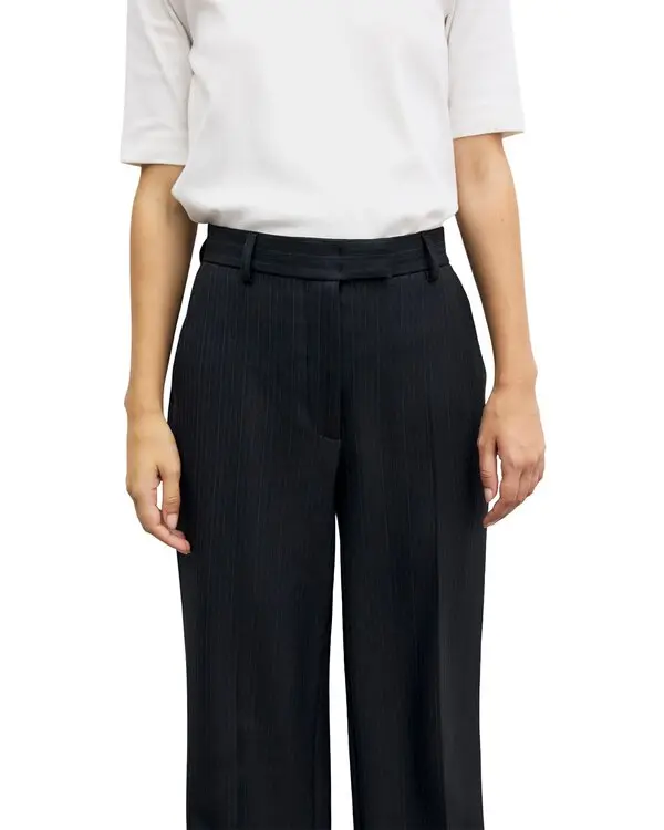 Gerard Darel Mimi Pinstriped Wide Leg Pants
