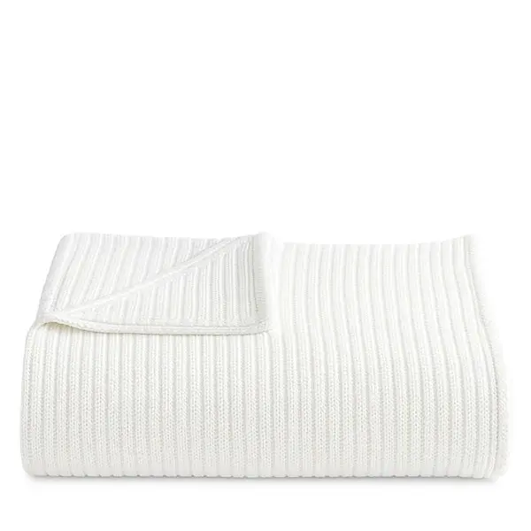 Calvin Klein Subway Tile Matelasse Blanket, Queen - Soft White