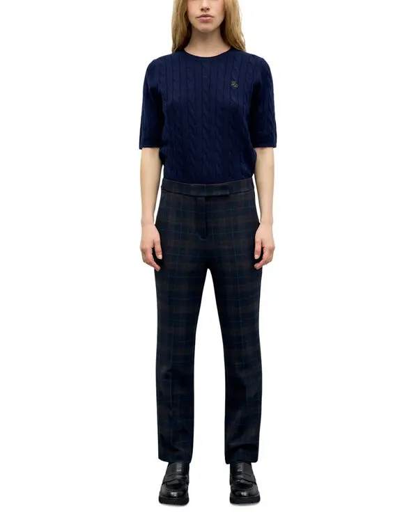 Gerard Darel Misa Plaid Pants