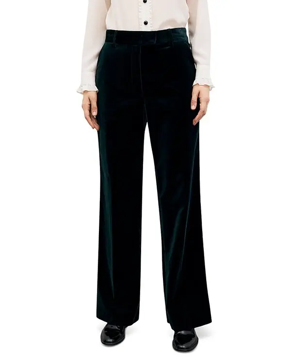 Gerard Darel Mya Velvet Wide Leg Pants