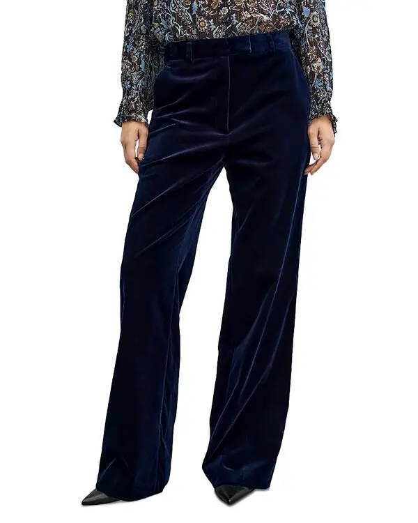 Gerard Darel Mya Velvet Wide Leg Pants