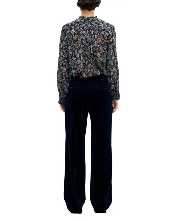 Gerard Darel Mya Velvet Wide Leg Pants