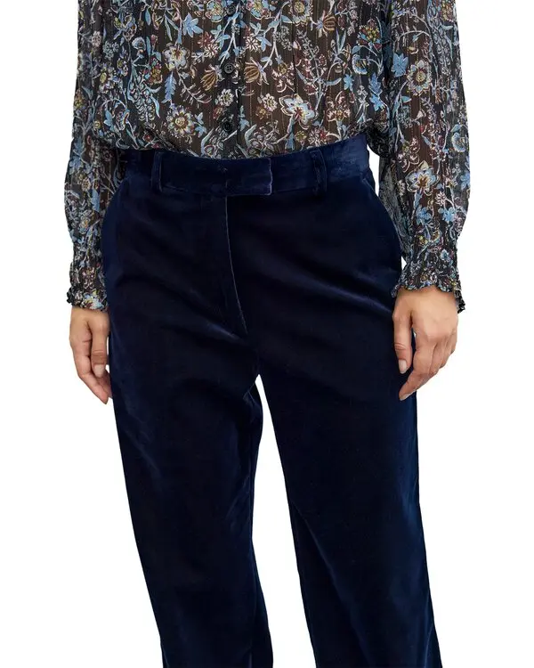 Gerard Darel Mya Velvet Wide Leg Pants