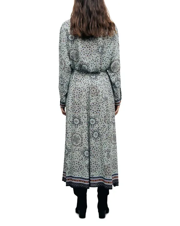 Gerard Darel Printed Maxi Skirt