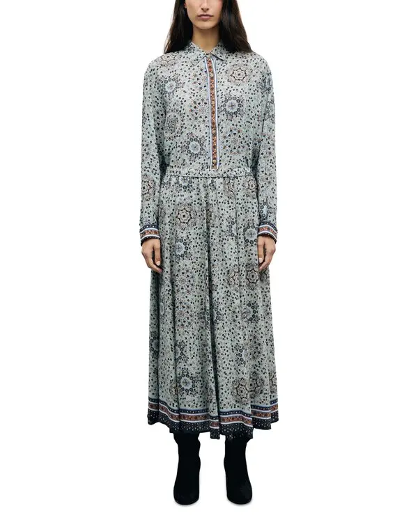 Gerard Darel Printed Maxi Skirt
