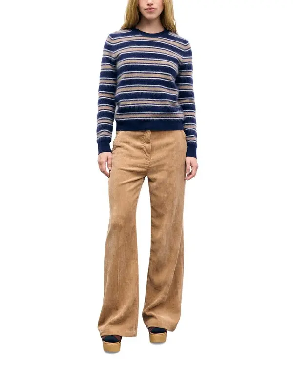 Gerard Darel Rima Brushed Wool Crewneck Sweater