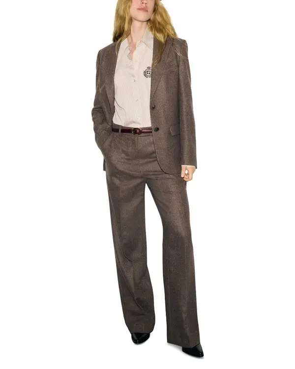 Gerard Darel Jov Two Button Notch Collar Jacket