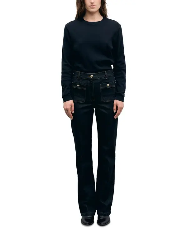 Gerard Darel Ivana High Rise Straight Jeans