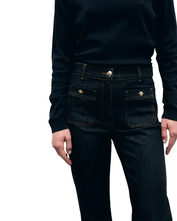 Gerard Darel Ivana High Rise Straight Jeans