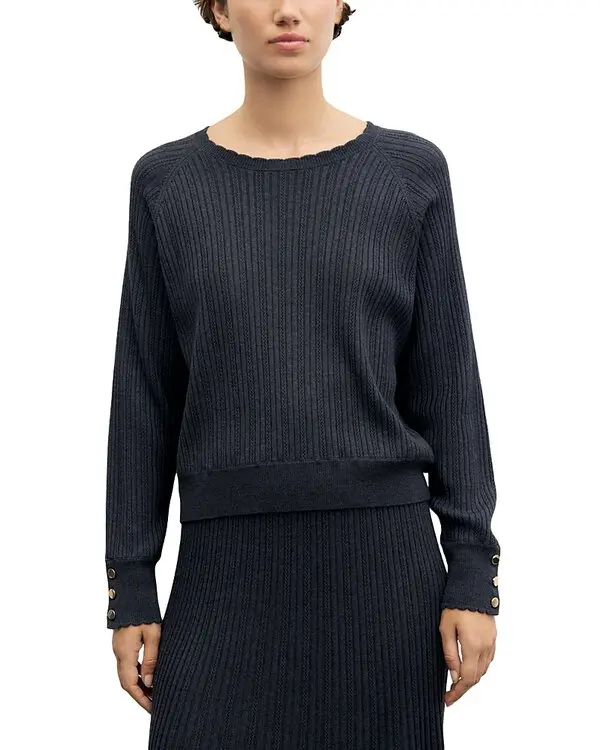 Gerard Darel Rita Ribbed Knit Sweater