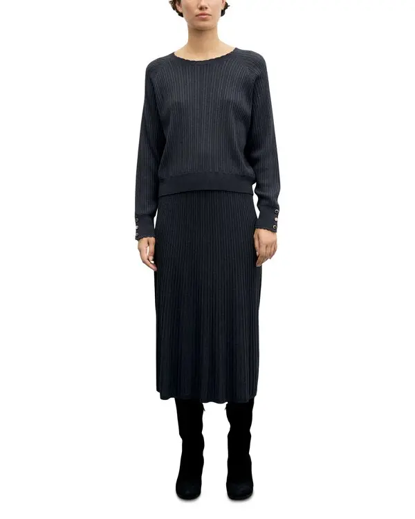 Gerard Darel Rita Ribbed Knit Sweater