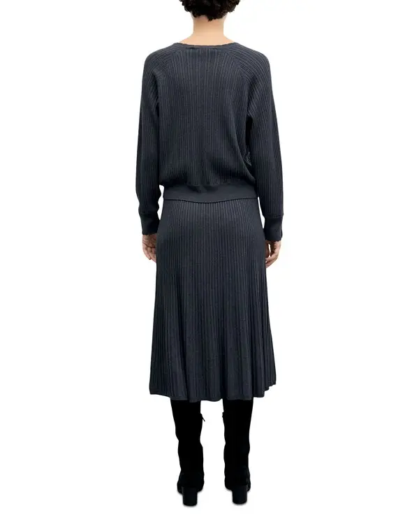 Gerard Darel Rita Ribbed Knit Sweater