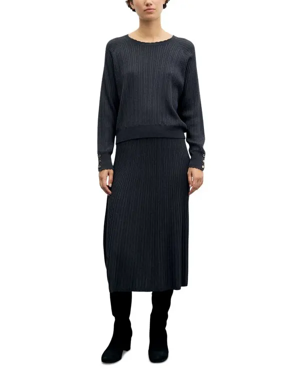 Gerard Darel Rita Ribbed Knit Sweater