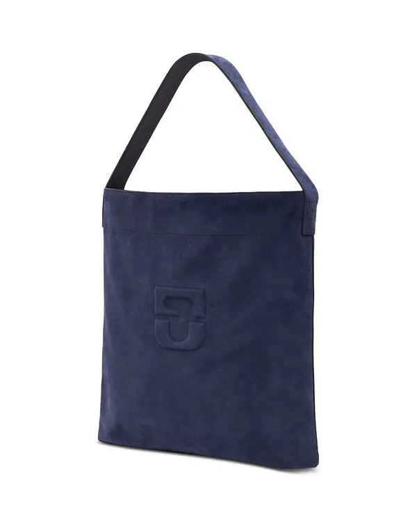 Gerard Darel Lady Gd Suede Leather Tote - Ink