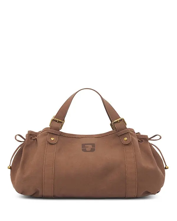 Gerard Darel 24h Large Canvas Handbag - Beige