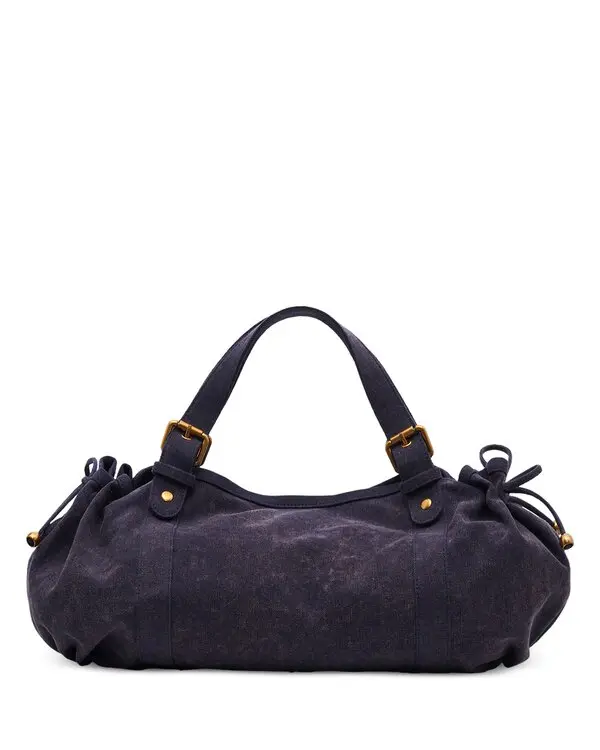 Gerard Darel 24h Large Canvas Handbag - Blackcurrant