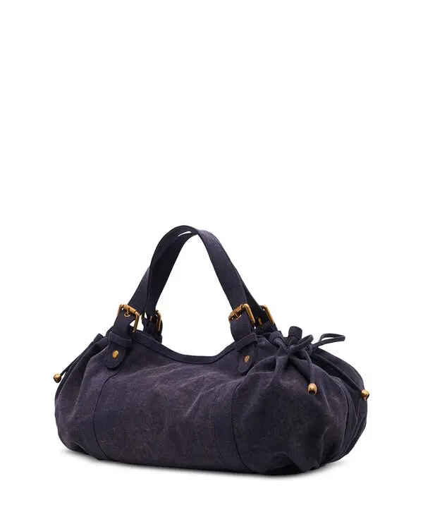 Gerard Darel 24h Large Canvas Handbag - Blackcurrant