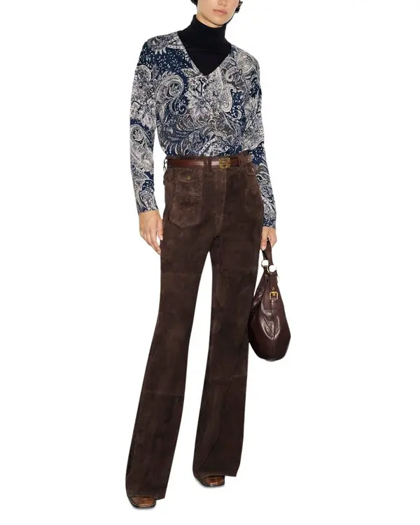 Gerard Darel Rhea Wool V Neck Sweater