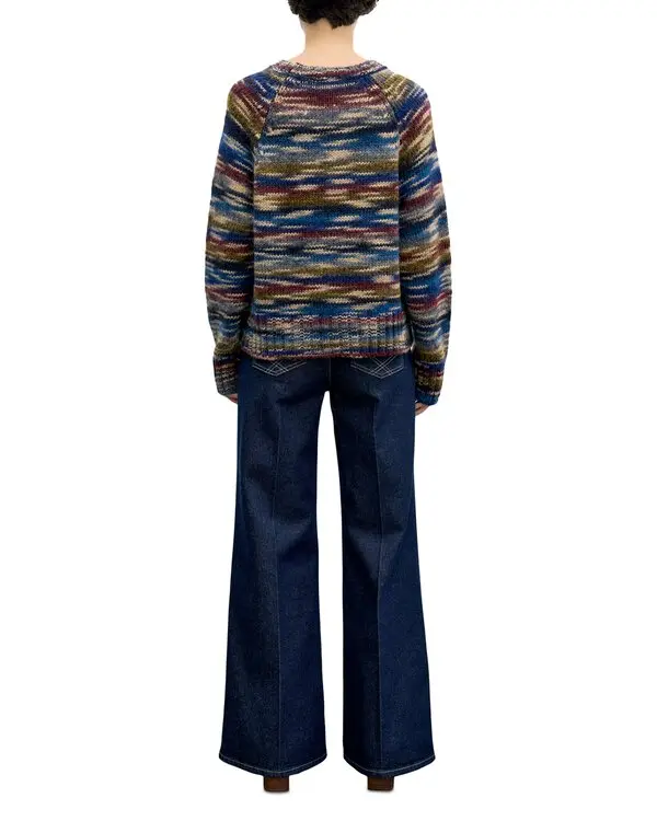 Gerard Darel Roane Marled Knit Sweater