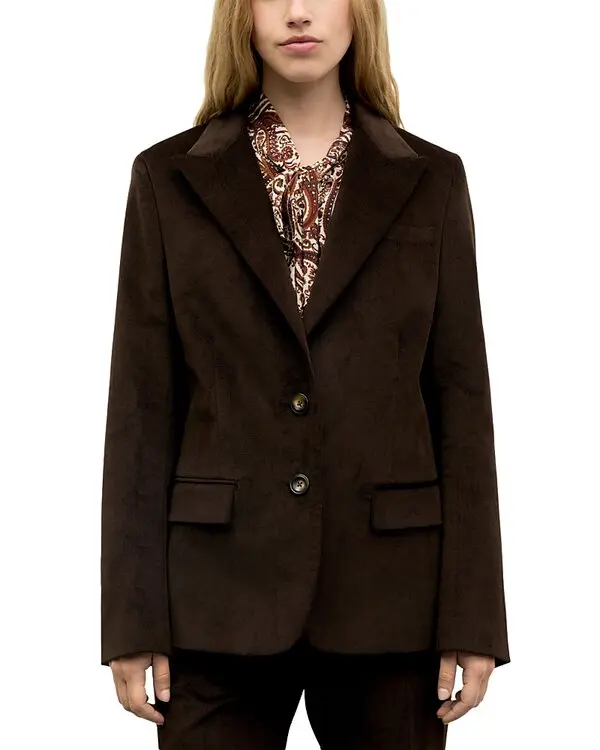 Gerard Darel Jem Two Button Peak Lapel Jacket