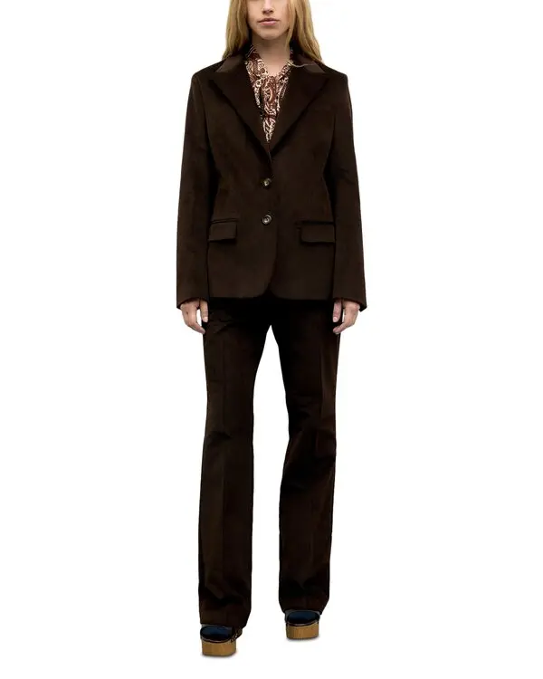 Gerard Darel Jem Two Button Peak Lapel Jacket