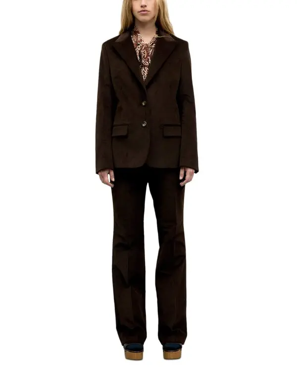 Gerard Darel Jem Two Button Peak Lapel Jacket