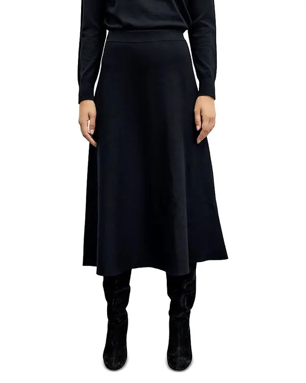 Gerard Darel A-line Midi Skirt