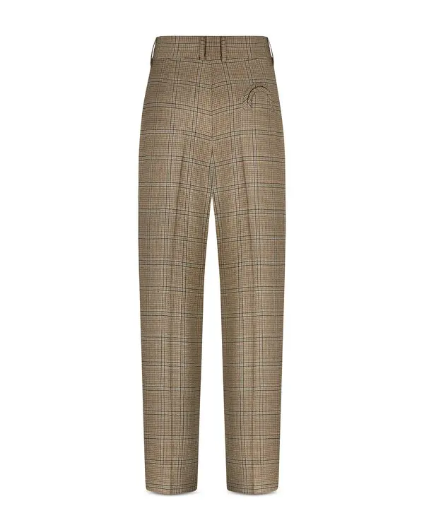 BLAZÉ MILANO Saona Fox Wool Pants