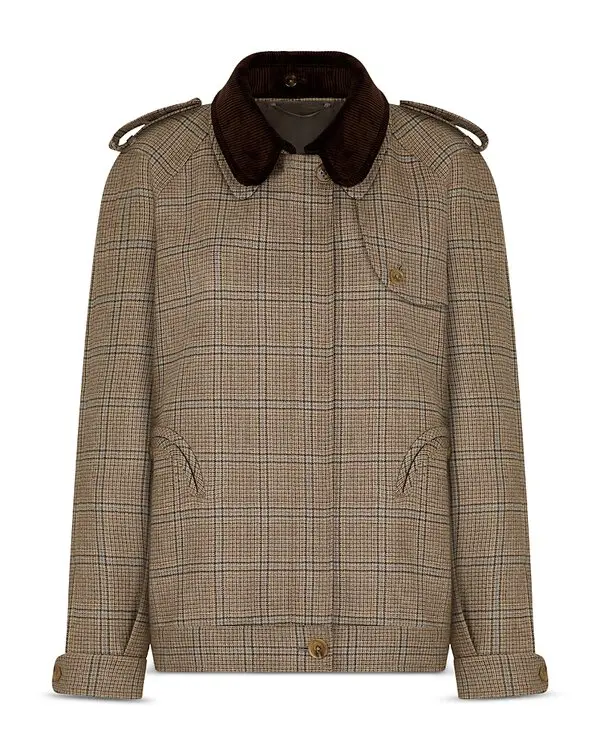BLAZÉ MILANO Saona Chausie Wool Trench Coat