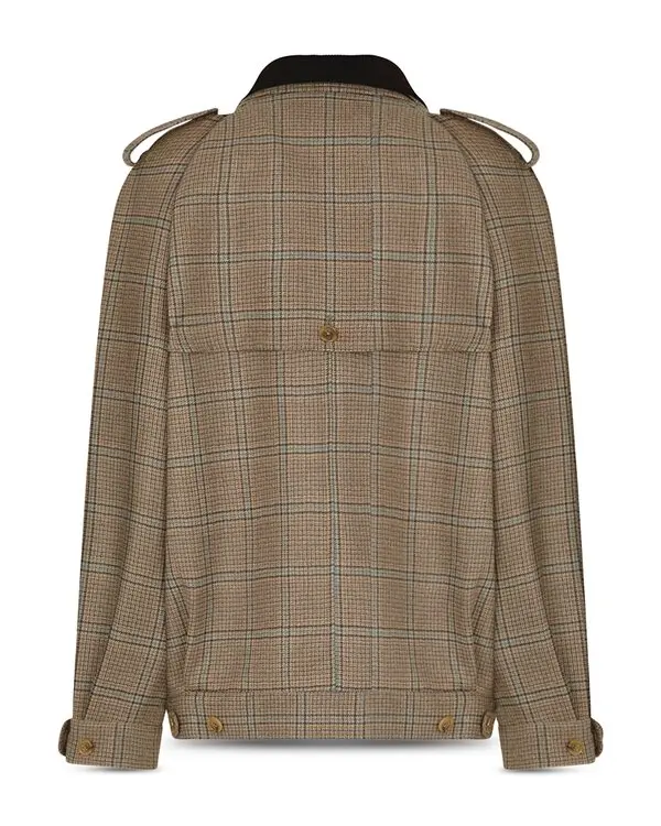 BLAZÉ MILANO Saona Chausie Wool Trench Coat