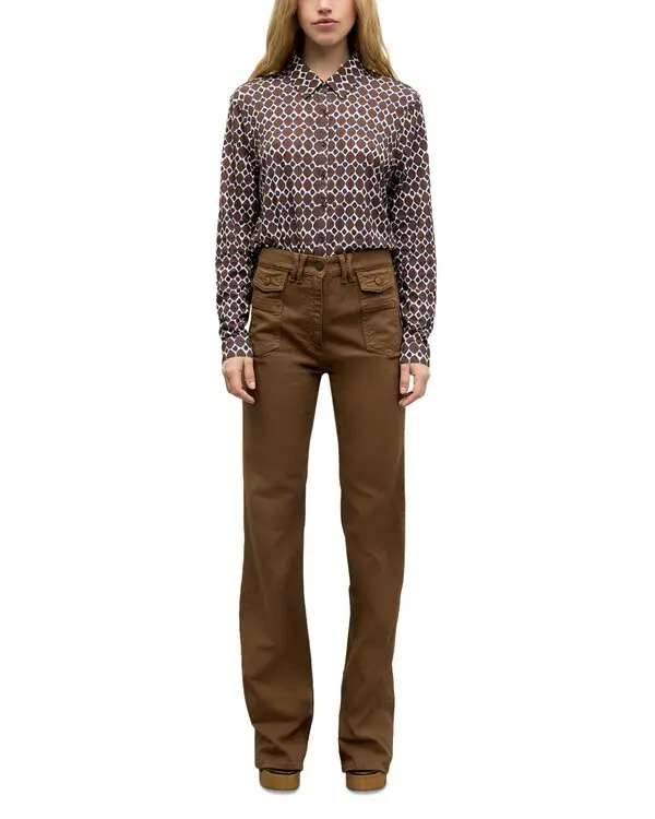 Gerard Darel Anna High Rise Flare Jeans