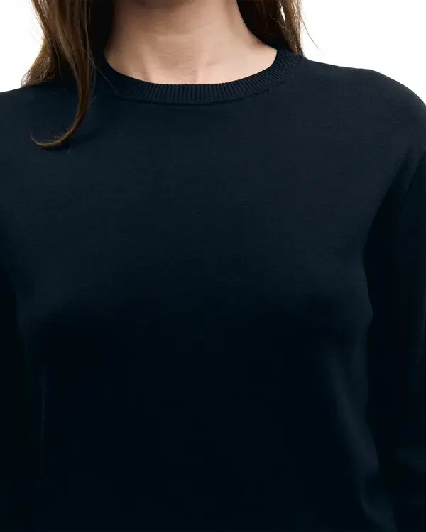 Gerard Darel Bara Cotton Long Sleeve T Shirt - Black